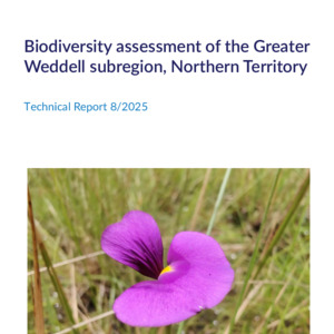 Territory Stories - Biodiversity assessment of the Greater Weddell subregion, Northern Territory