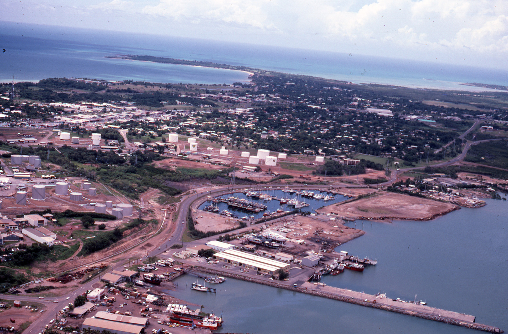 Territory Stories - Aerial view of Frances Bay area