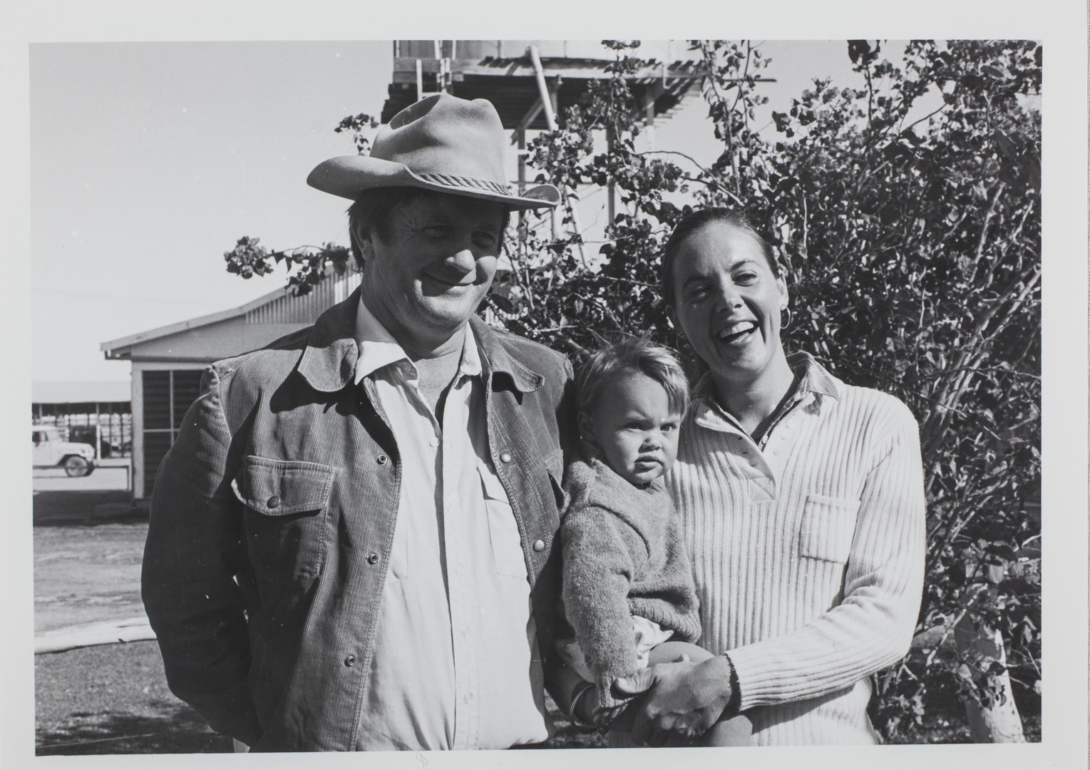 Territory Stories - Ken Warriner, his wife Sally and child