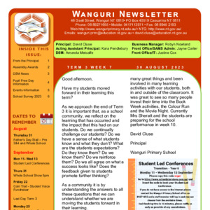 Territory Stories - Wanguri Newsletter
