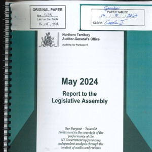 Territory Stories - Northern Territory Auditor-General's Report to the ...