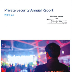 Territory Stories - Annual Report 2023-2024, Private Security