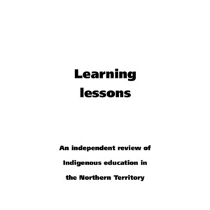 Territory Stories - Learning lessons: an independent review of ...