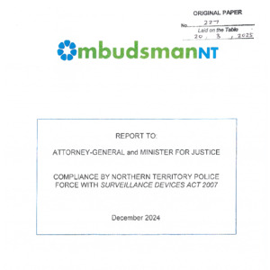 Territory Stories - Report to Attorney-General and Minister for Justice ...