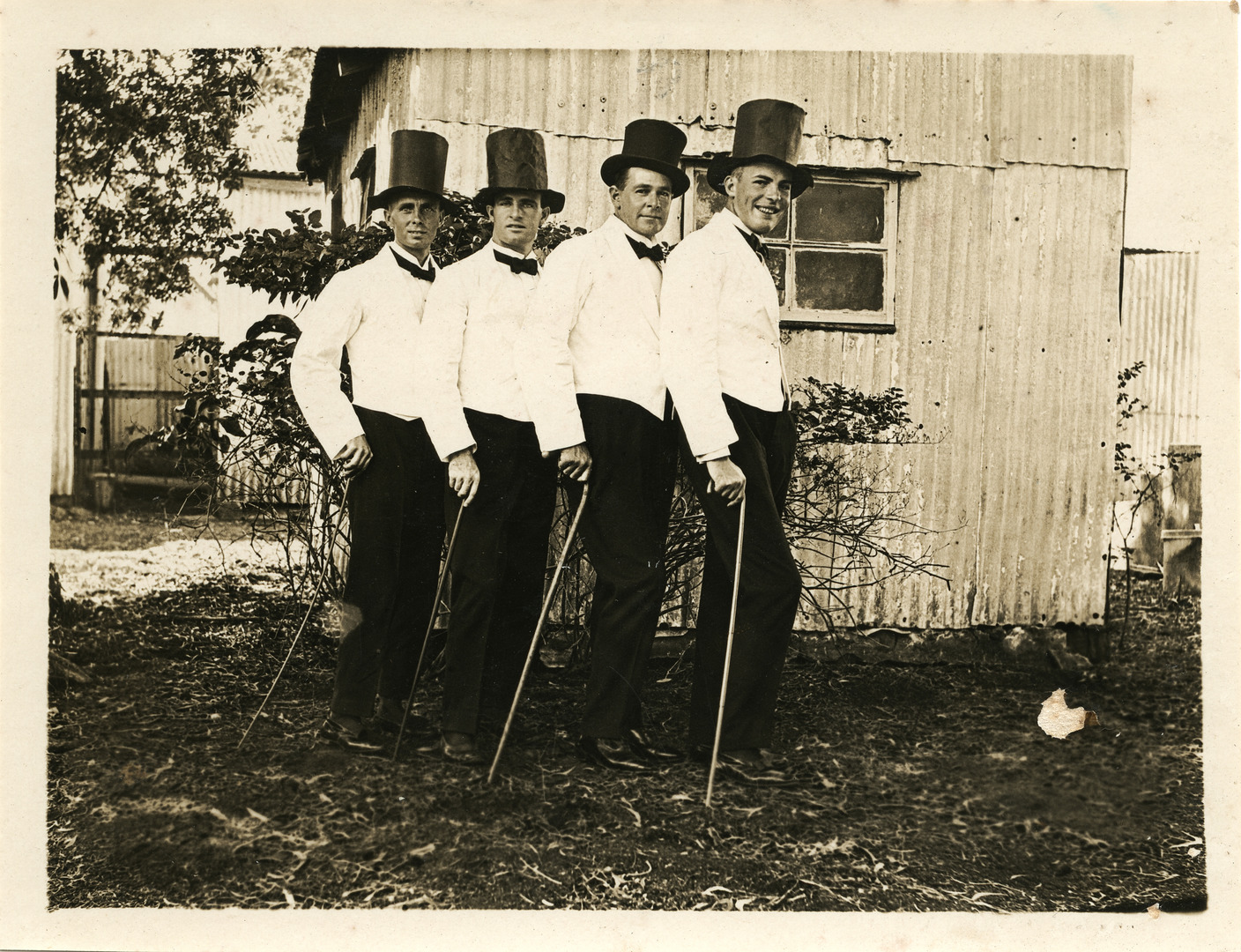 Territory Stories - Men dressed in theatre clothes